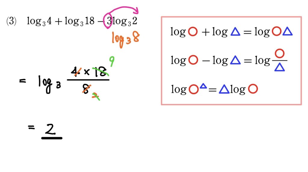 【高校数学Ⅱ】対数の計算 ＃2 - 学校よりわかりやすい高校数学